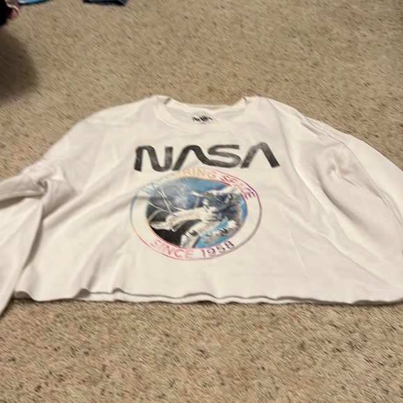 Sweaters | Nasa Cropped Crew Neck | Poshmark